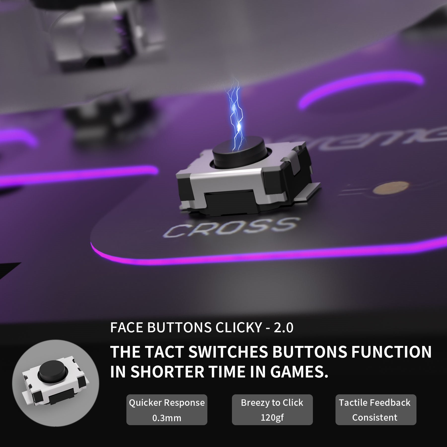 Controllers And Remotes Ps5 Dualsense Button Mod Tactile Clicky Upgraded Face Kit V2 Full Set