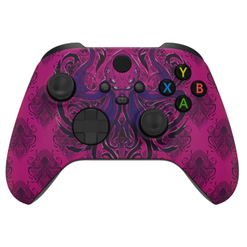 XBOX SERIES S/X Controller Front Faceplate Art Series Soft Touch Dark Octo