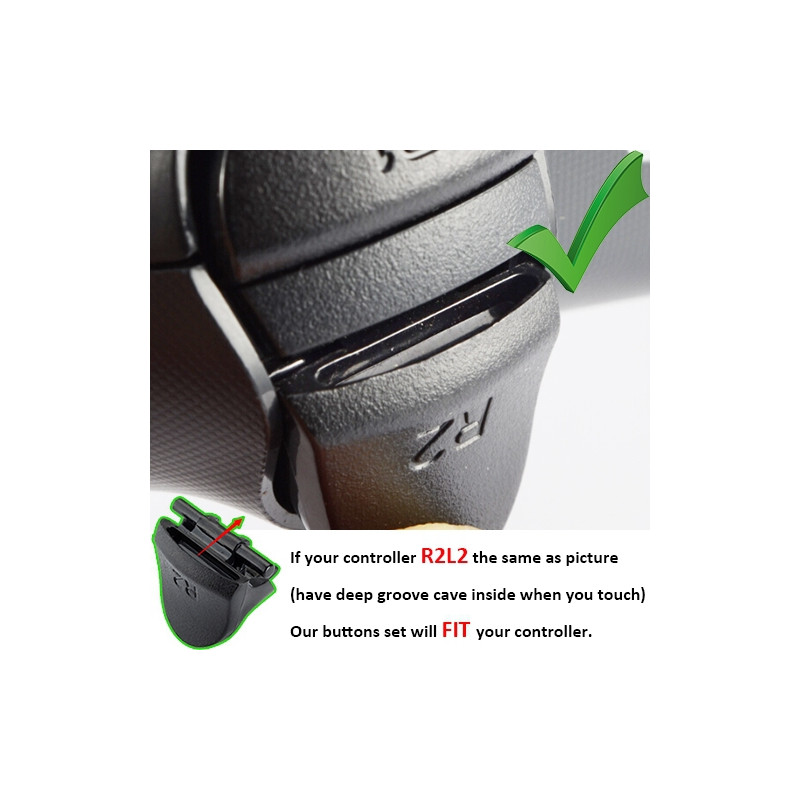 PS4 DUALSHOCK 4 CONTROLLER TRIGGER LR1 LR2 WITH SPRING BLACK