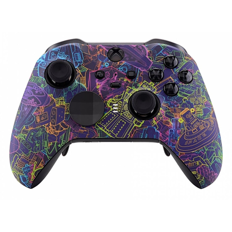 XBOX Elite V2 Controller Front Faceplate Soft Touch Neon Novel